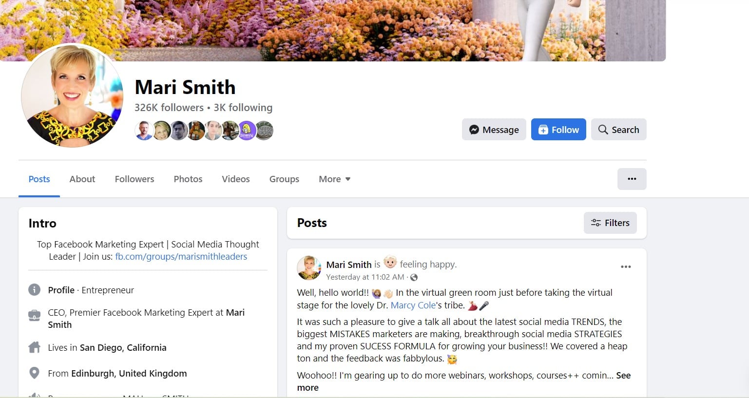 Facebook Bio Examples - Ideas to Create a Cool Bio